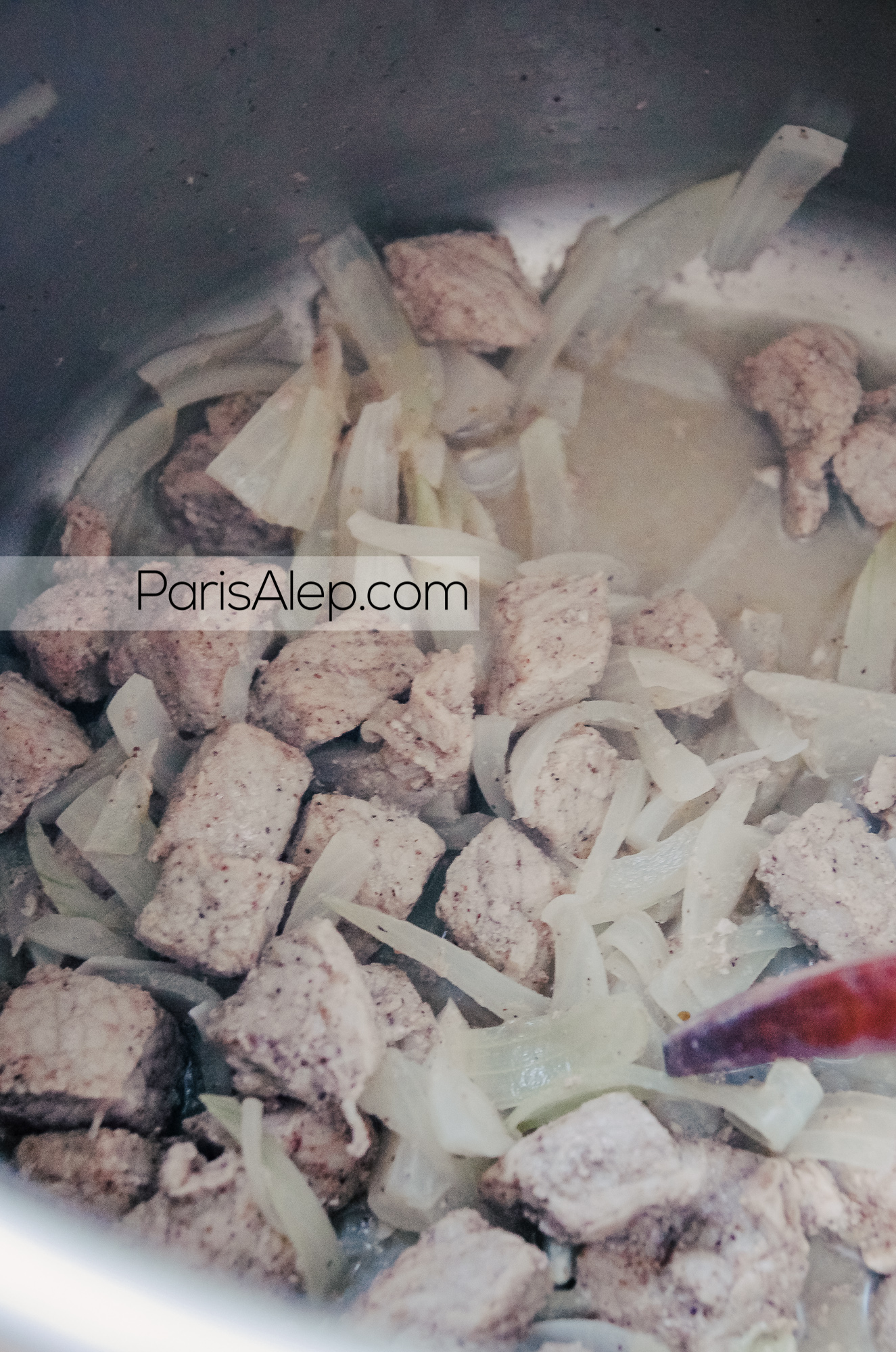 Arnabit bel lahmeh / Chou-fleur à la viande – Paris-Alep (cuisine syrienne)