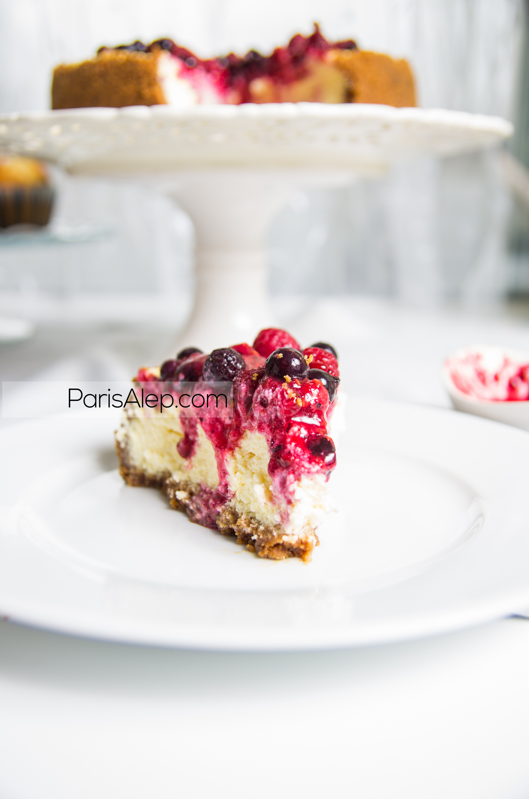 Cheesecake aux fruits rouges, nouvelle version plus légère ! – Paris ...